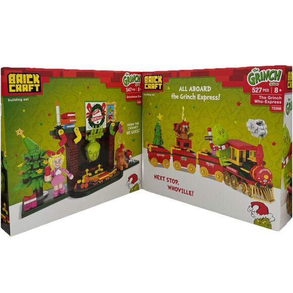 Brick | Toys | Grinchmas Eve Brick Craft All Aboard The Grinch Express ...